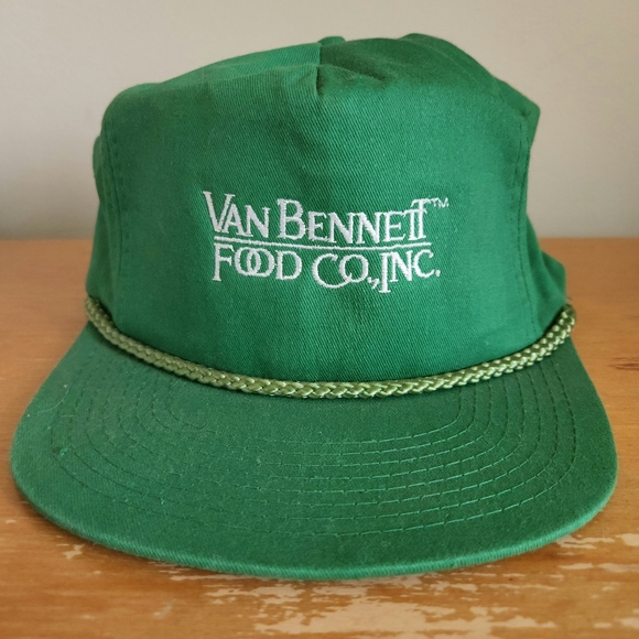 Vintage | Accessories | Vintage Van Bennett Food Co Inc Snapback Hat ...